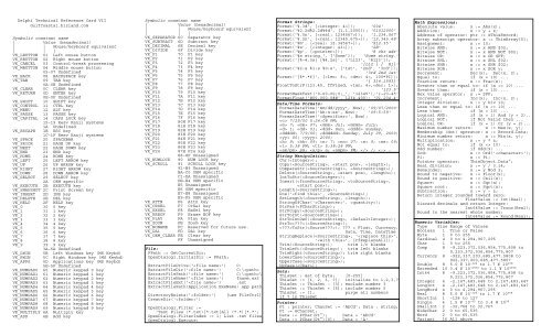 Delphi Technical Reference Card VII GulfCoastal ... - digilife . be