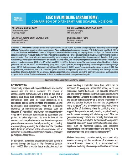 ELECTIVE MIDLINE LAPAROTOMY;