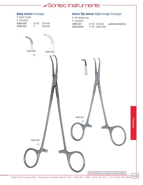 Forceps 3.38 Bailey Hemos