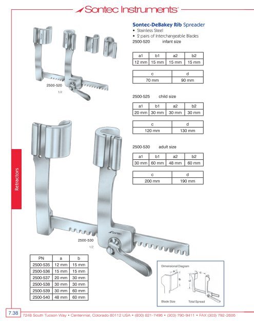 Retractors 7.38 2500-520