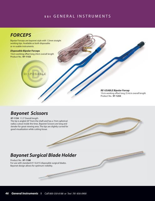 FORCEPS Bipolar Forceps a