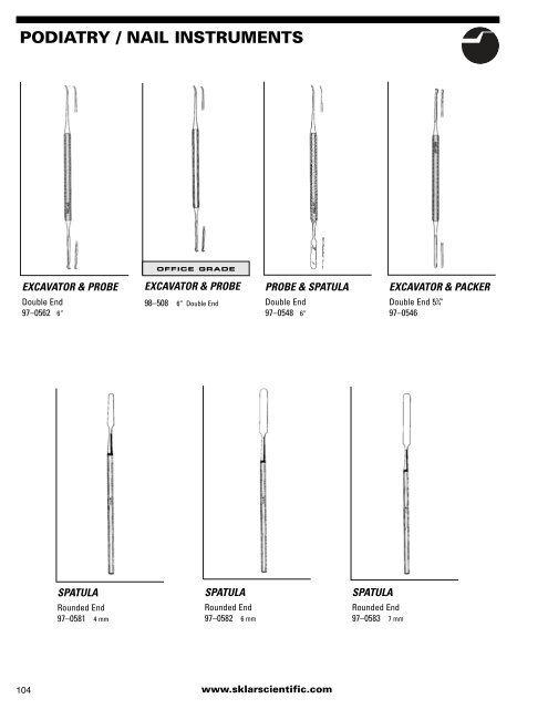 PODIATRY / NAIL INSTRUMEN