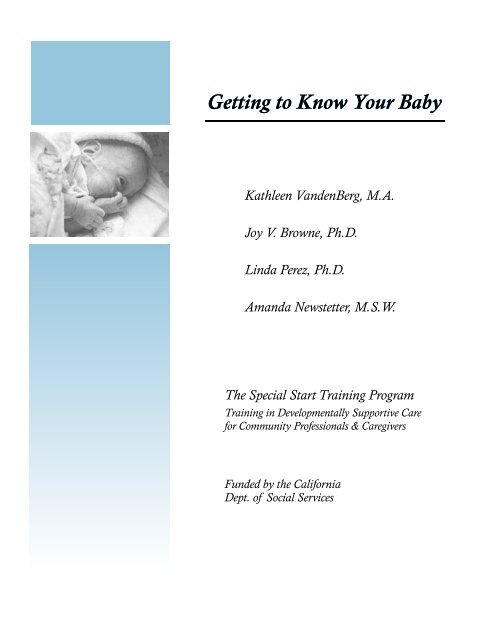 Getting to Know Your Baby.pdf - WONDERbabies