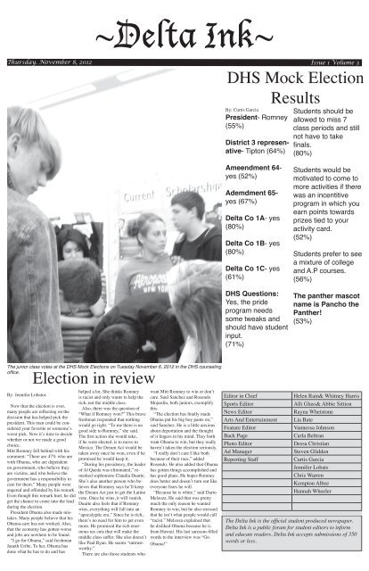 Delta Ink - Delta High School