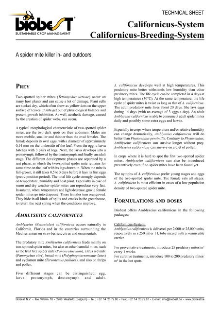 Californicus-System Californicus-Breeding-System