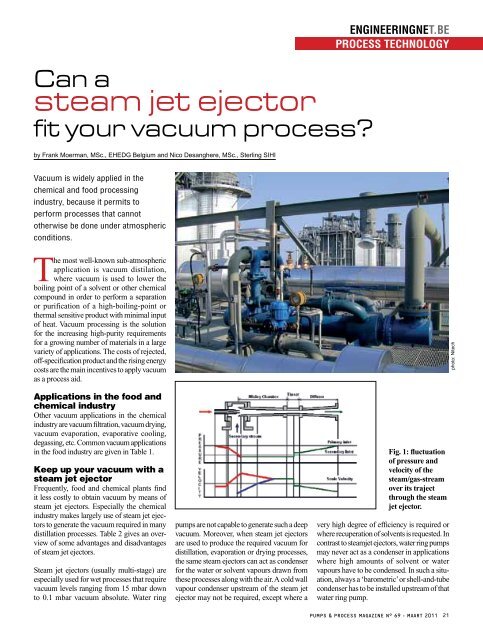 steam jet ejector - Main Press