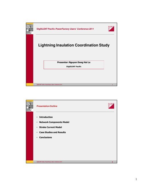 Lightning Insulation Coordination Study - DIgSILENT Pacific