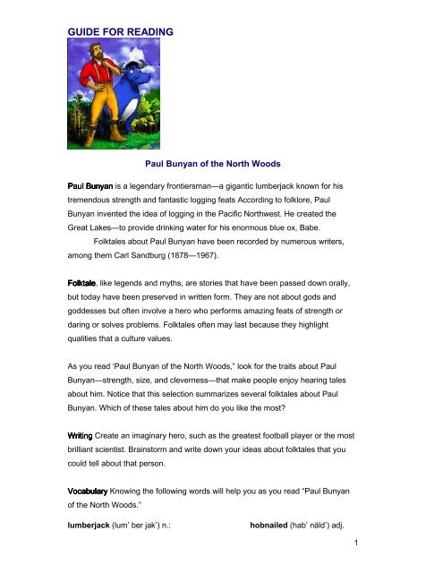Paul Bunyan, Pecos Bill.pdf
