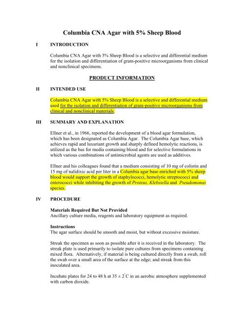 Columbia CNA Agar with 5% Sheep Blood - Exodus Breeders Supply