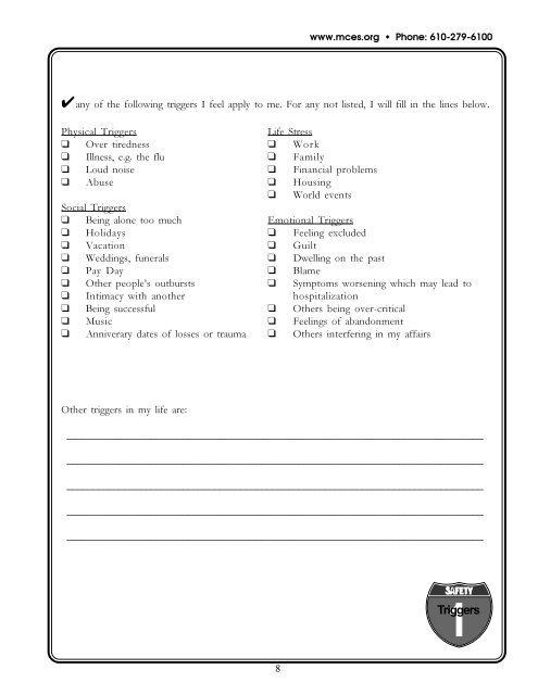 8 www.mces.org Phone: 61