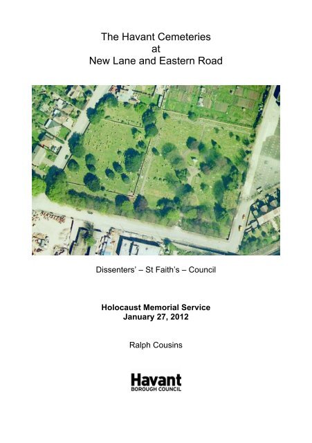 An Account of Havant Cemetery - Havant Borough Council
