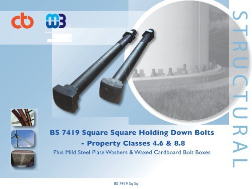 BS 7419 Sq Sq Holding Down Bolts - Cooper & Turner