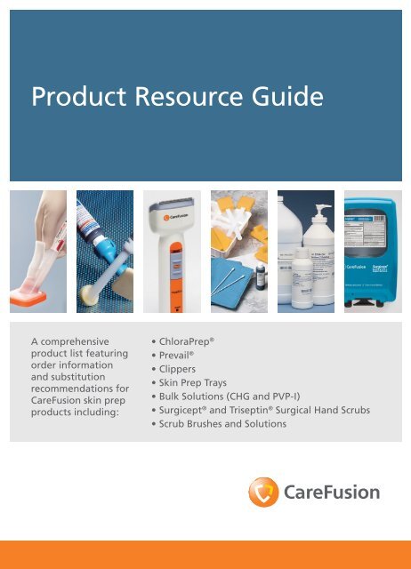 Product Resource Guide - CareFusion