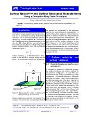 SURFACE & VOLUME RESISTANCE/RESISTIVITY TEST FIXTURE