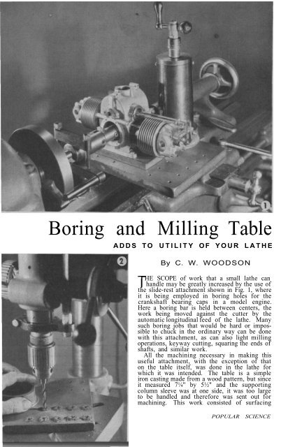 Boring and Milling Table - Home Model Engine Machinist