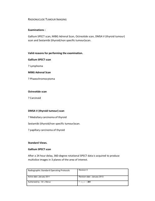 RADIONUCLIDE SENTINEL LYM