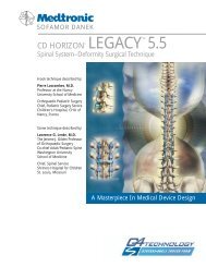 CAPSTONE® PEEK Spinal System PLIF and TLIF - MT Ortho