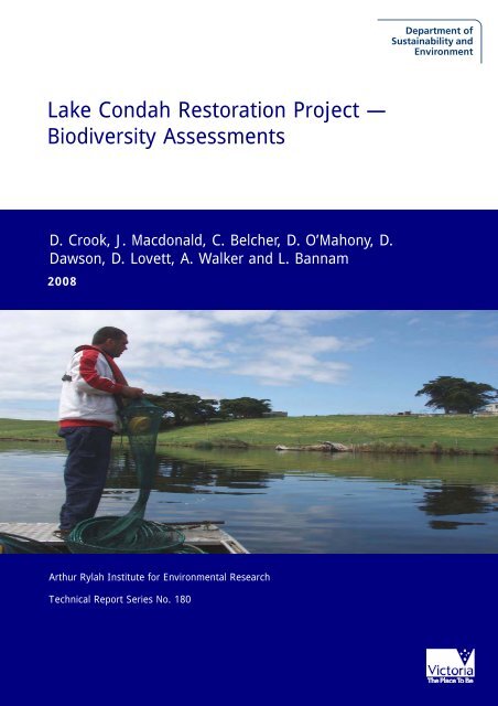 Lake Condah Restoration Project - Department of Sustainability and ...