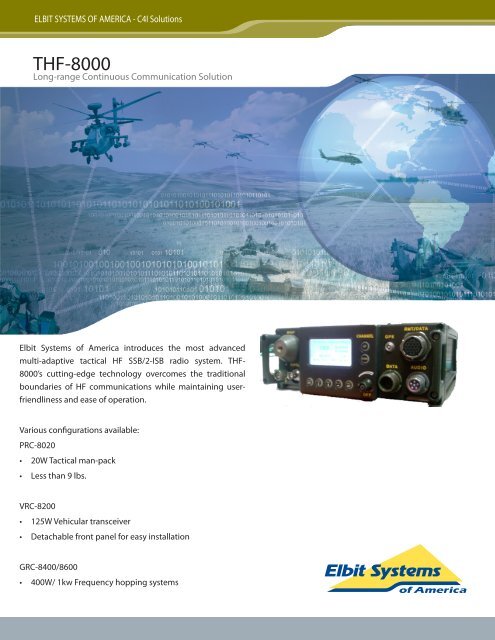 THF-8000 Data Sheet - Elbit Systems of America