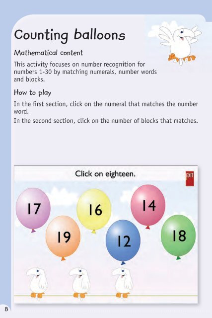 8 Counting balloons Mathe
