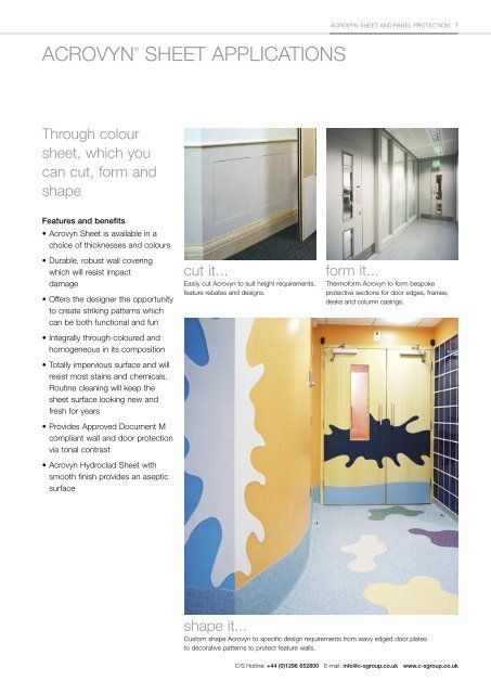 C/S Acrovyn Sheet & Panels Brochure