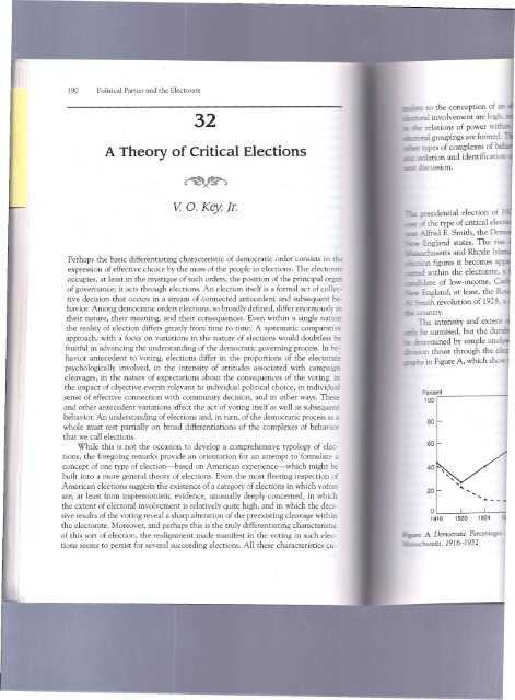 Key, Theory of Critical Elections