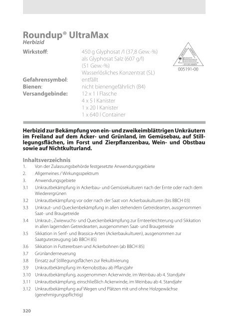 Roundup® UltraMax - Spiess-Urania