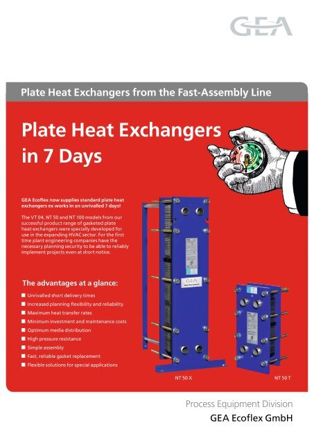 Plate Heat Exchangers in 7 Days - GEA PHE Systems