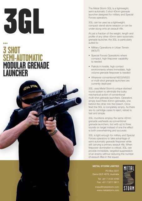 3GL ... 3 SHOT SEMI-AUTOM