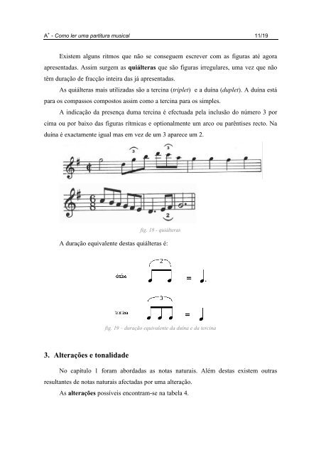 A + - Como ler uma partit