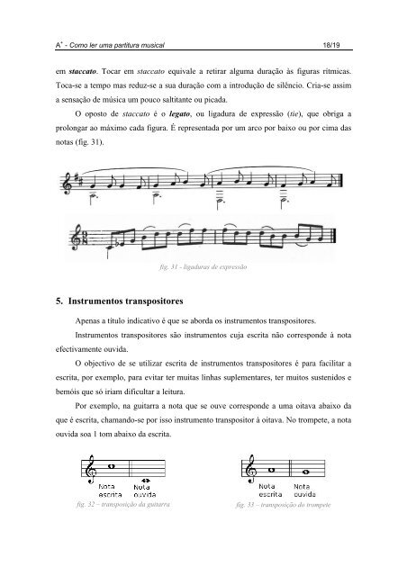 A + - Como ler uma partit