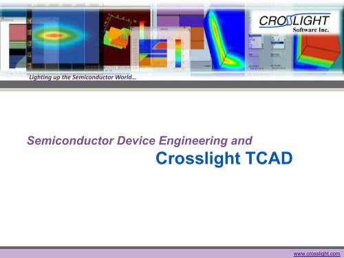 Crosslight TCAD - Crosslight Software Inc.