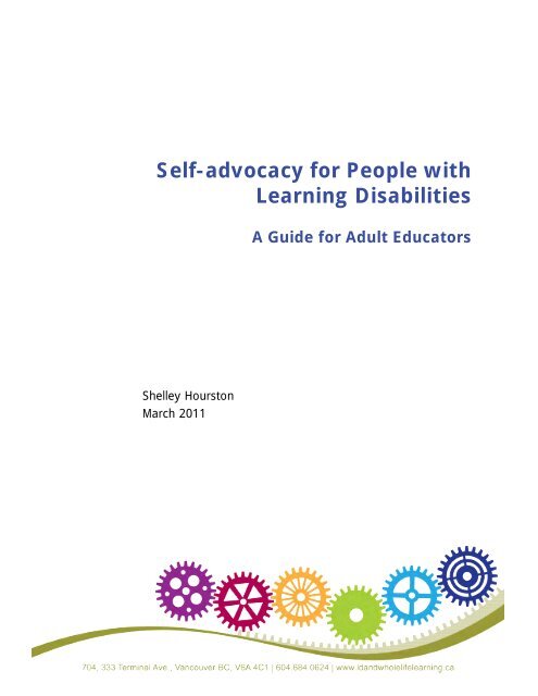 Self-advocacy for People with Learning Disabilities - National Adult ...