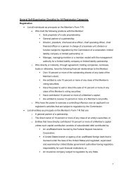 NFA Self Examination Checklist