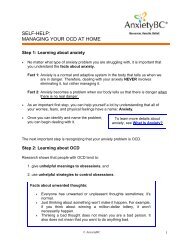 Examples of Fear Ladders FINAL - AnxietyBC