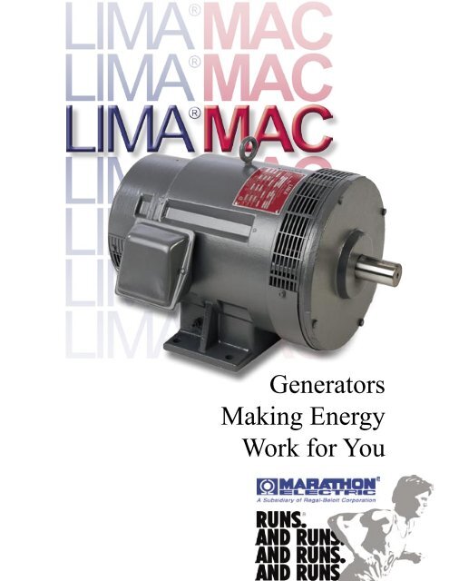 Generators Making Energy Work for You - Marathon Electric