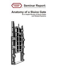 Sluice Gate Dimensions - Rodney Hunt Company