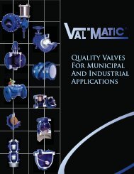 cross reference chart - Val-Matic Valve and Manufacturing Corp.