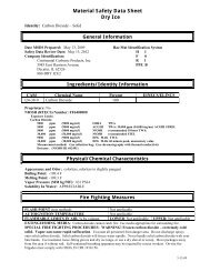 Safety data sheet Carbon dioxide, solid (Dry ice). - BOConline UK