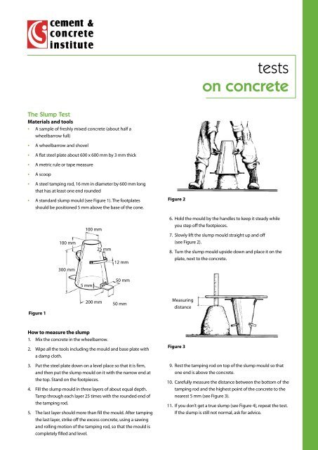 tests on concrete - Cement and Concrete Institute