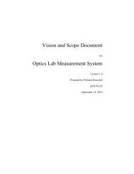 Vision and Scope Document Project Marcus - Marshall University