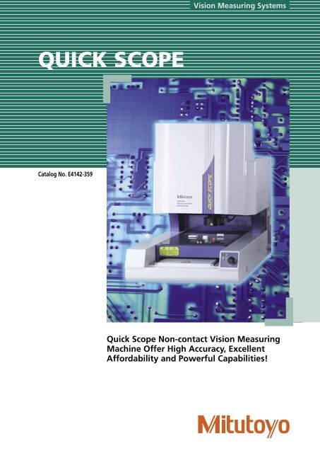 Quick Scope.indd - Mitutoyo