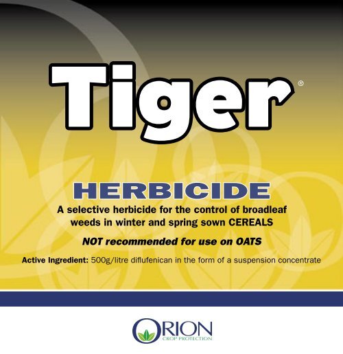 Download Label PDF - Orion Crop Protection