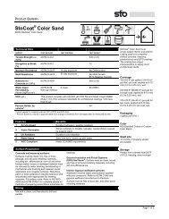 S305 Decocoat Color Chart - Sto Corp.