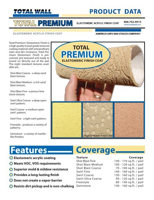 Features PREMIUM - Total Wall