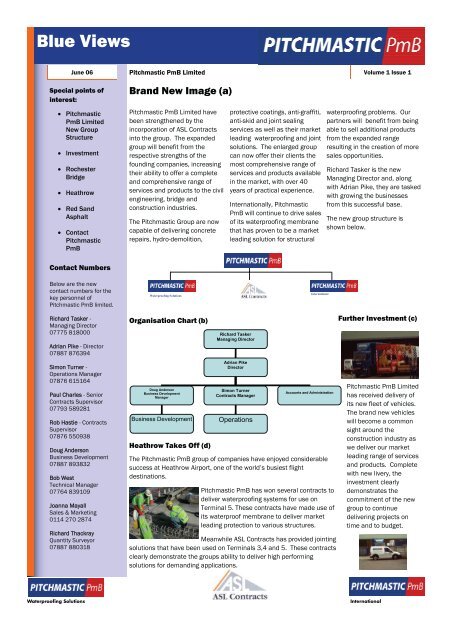 Blue Views - Pitchmastic PMB Ltd