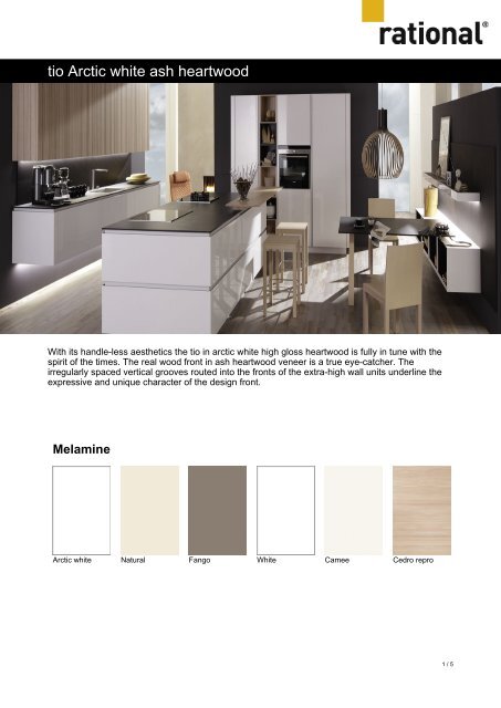 colours (pdf) - rational kitchens