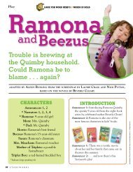 Beezus and Ramona Discussion Questions 2 – 4 Grades