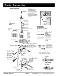 Oxygen Sensor Cross-Reference - Mercury Medical