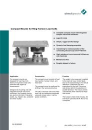 Compact Ring-Torsion Load Cells RTN - Schenck Process GmbH